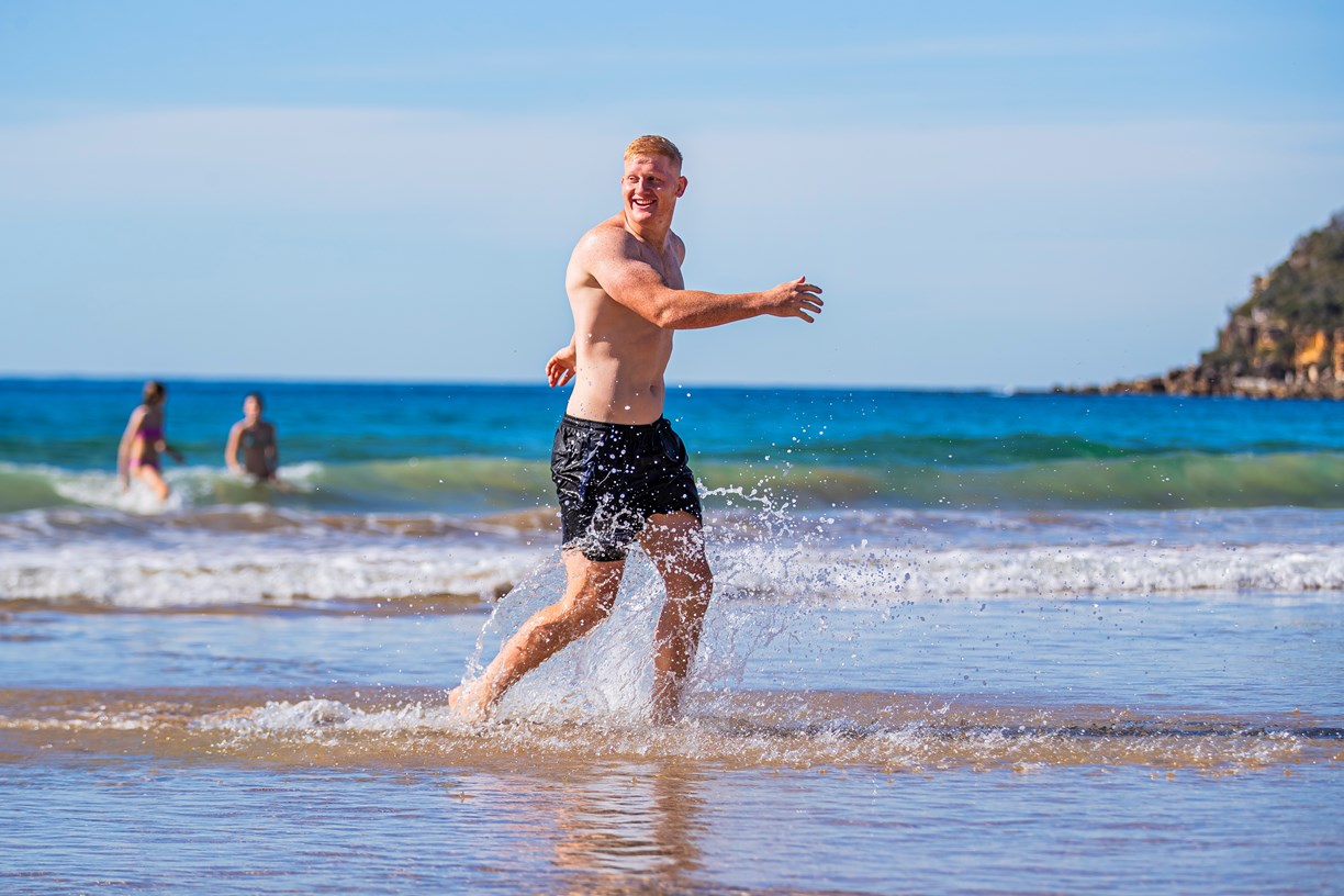 Gallery: Cowboys recovery session at Manly Beach | Cowboys
