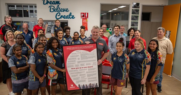 The official opening of the Variety Learning Centre at NRL Cowboys ...