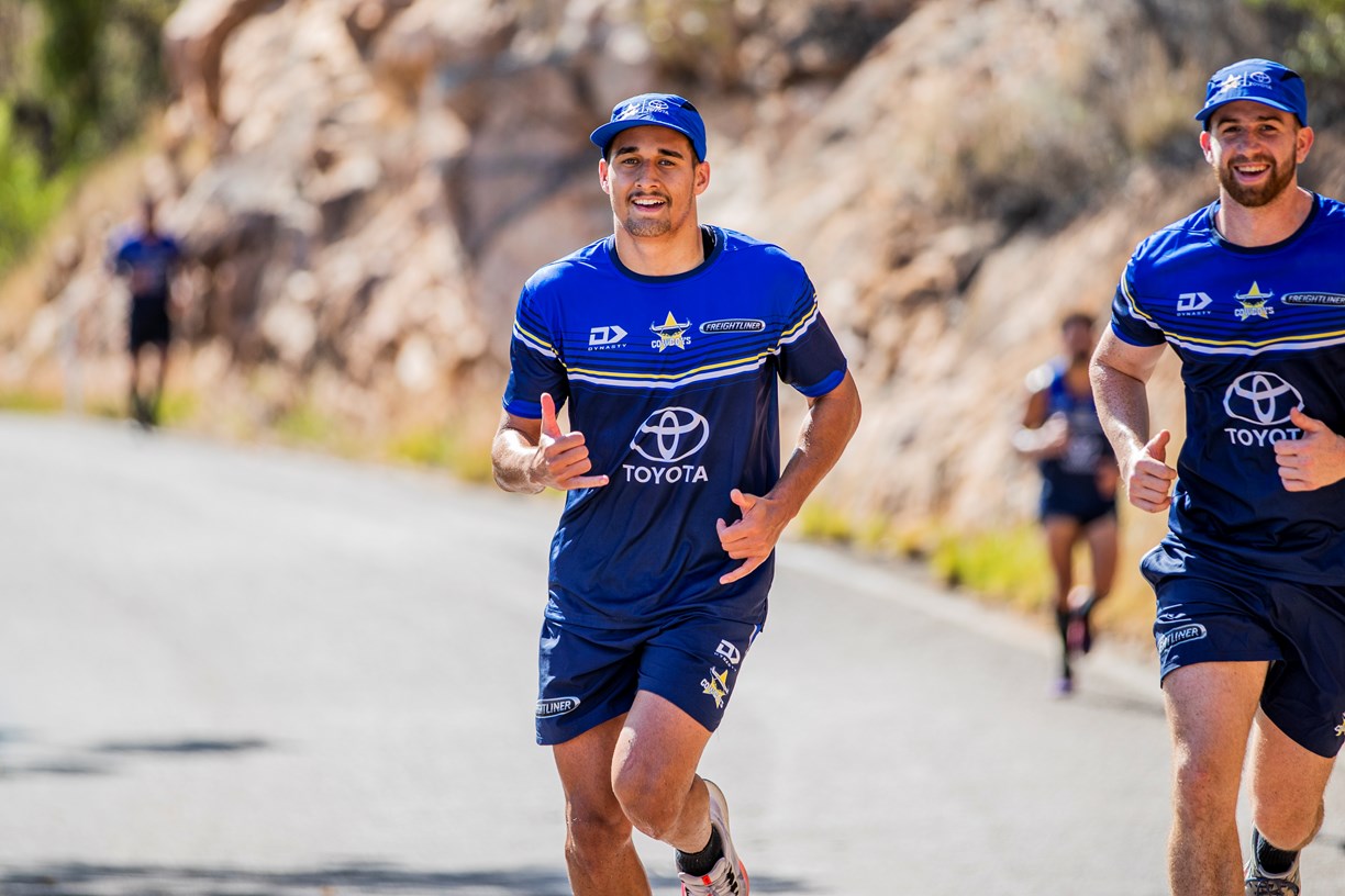 Gallery: First Castle Hill climb of the NRL pre-season | Cowboys
