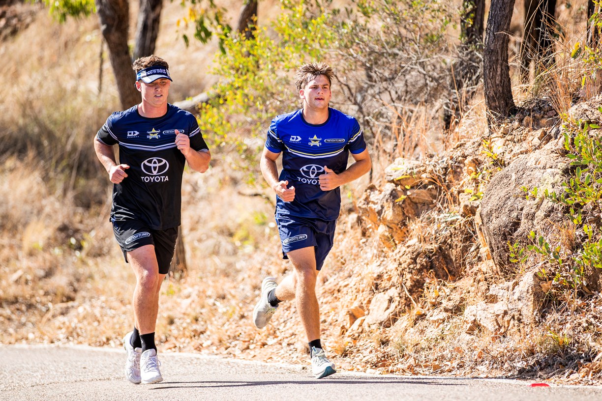 Gallery: First Castle Hill climb of the NRL pre-season | Cowboys