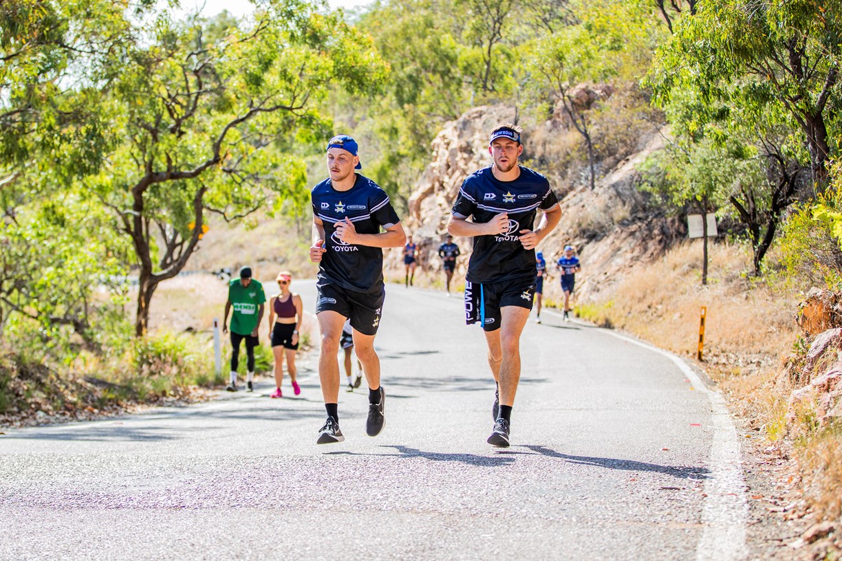 Gallery: First Castle Hill climb of the NRL pre-season | Cowboys