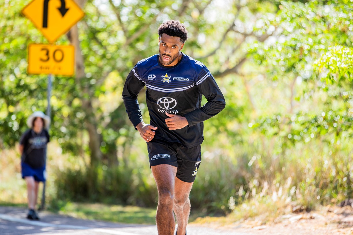 Gallery: First Castle Hill climb of the NRL pre-season | Cowboys