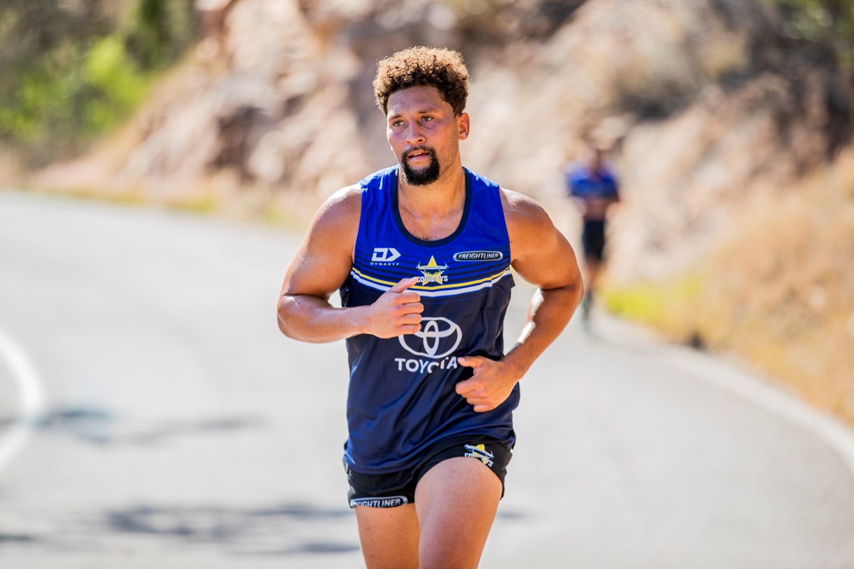 Gallery: First Castle Hill climb of the NRL pre-season | Cowboys
