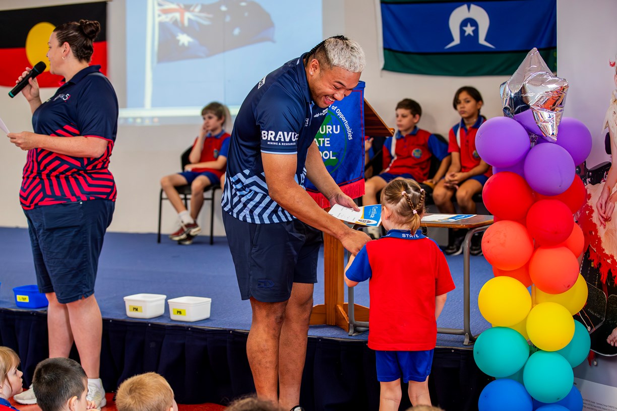 Kuli's celebration at Wulguru | Cowboys