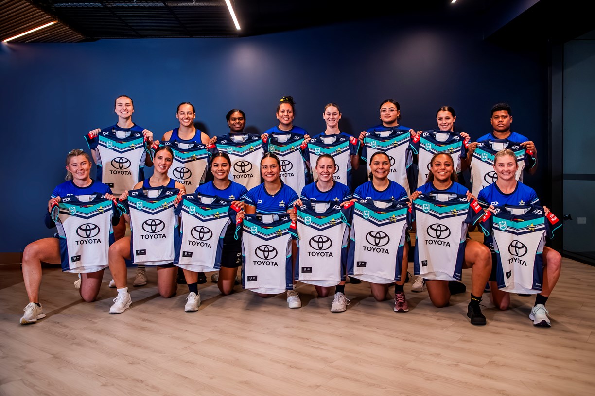 Gallery: Cowboys NRLW players presented with debut jerseys | Cowboys
