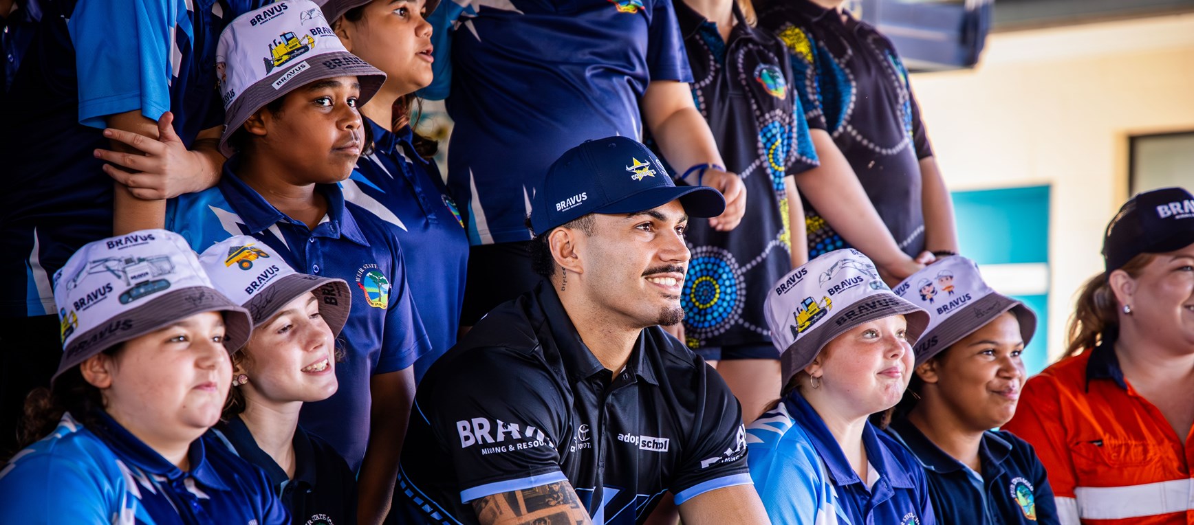 Connection is key - Rob Derby joins Adopt-a-School fun | Cowboys