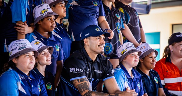 Connection is key - Rob Derby joins Adopt-a-School fun | Cowboys