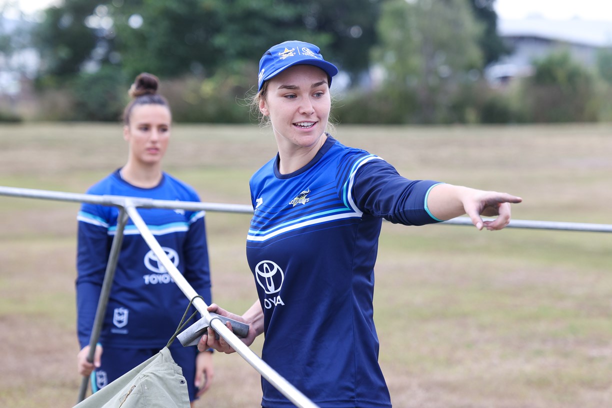 Cowboys NRLW team building activity | Cowboys