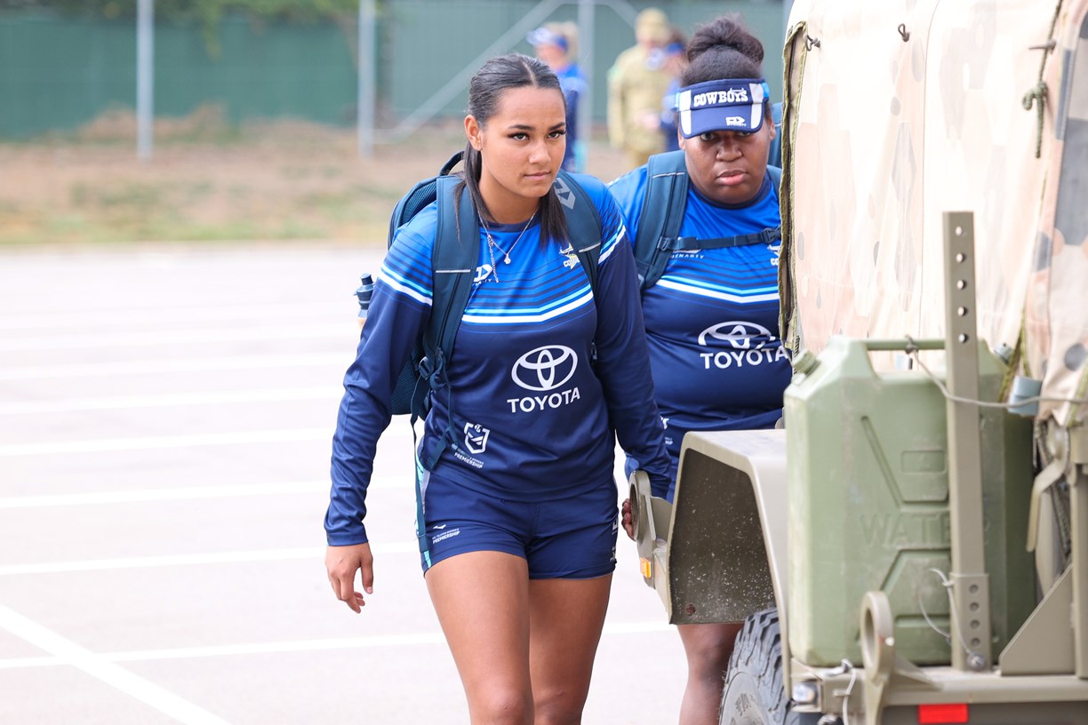 Cowboys NRLW team building activity | Cowboys