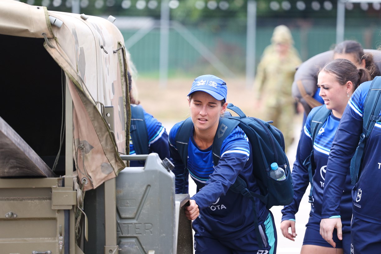 Cowboys NRLW team building activity | Cowboys