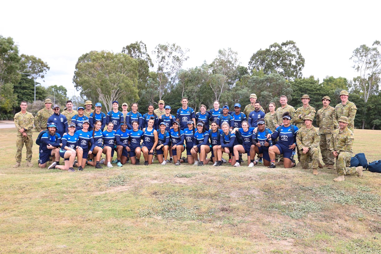 Cowboys NRLW team building activity | Cowboys