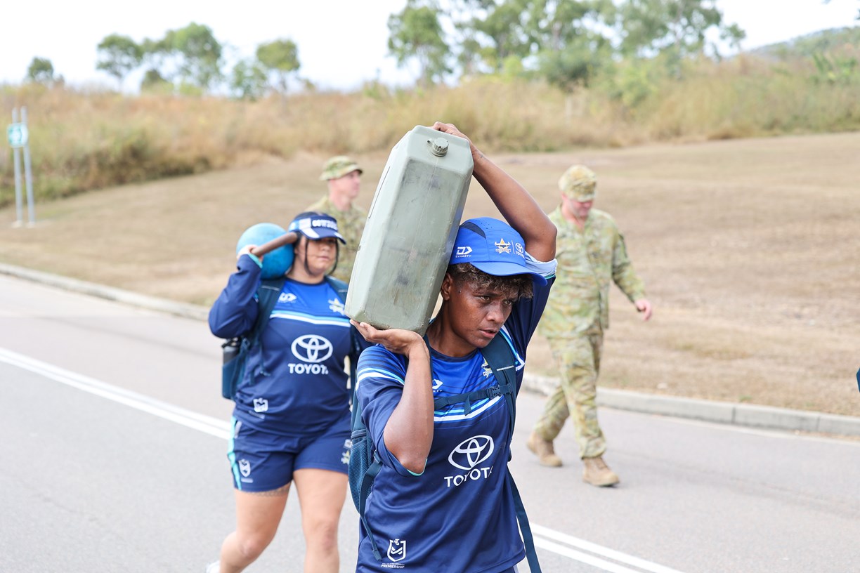 Cowboys NRLW team building activity | Cowboys