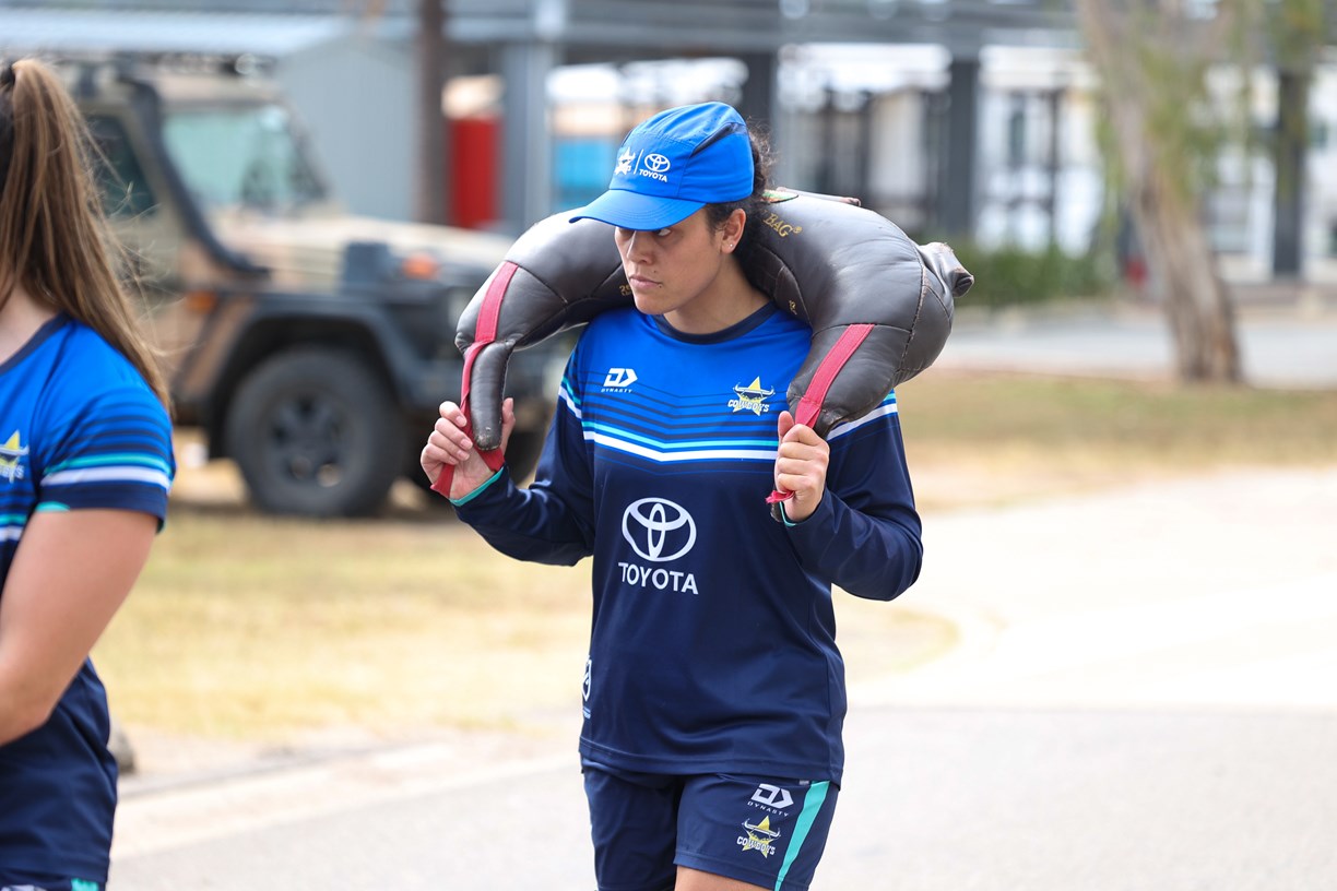 Cowboys NRLW team building activity | Cowboys