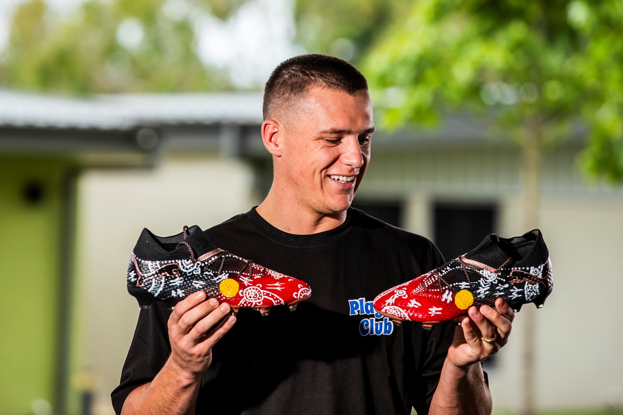 Gallery: Cowboys receive their NRL Indigenous Round boots | Cowboys