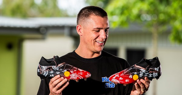 Gallery: Cowboys receive their NRL Indigenous Round boots | Cowboys