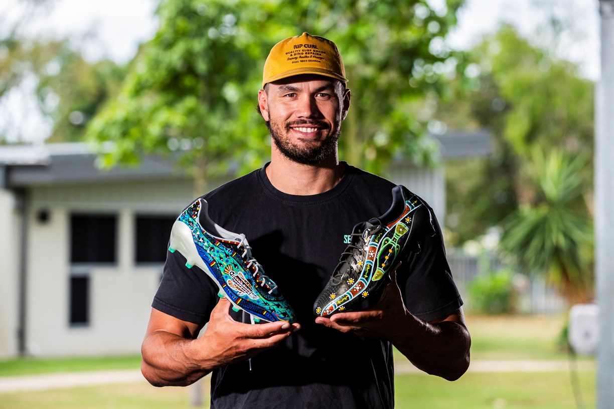 Gallery: Cowboys receive their NRL Indigenous Round boots | Cowboys