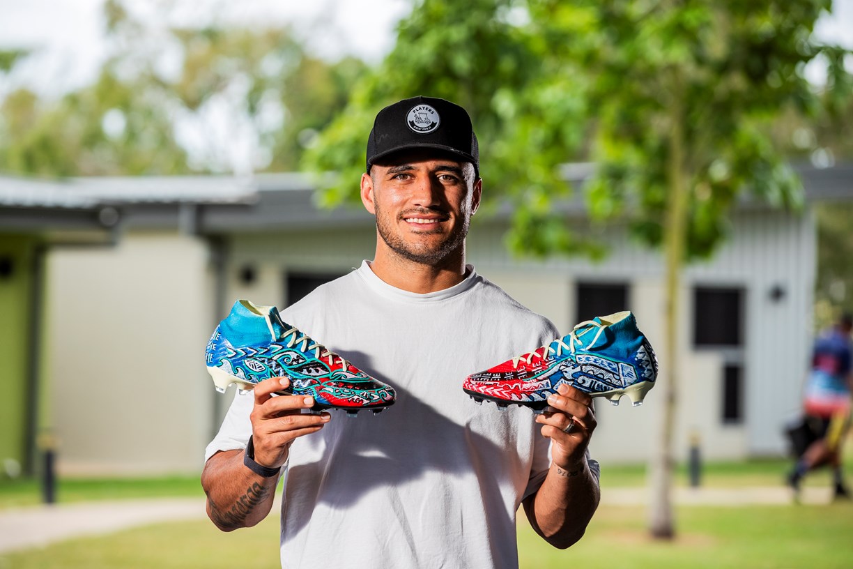 Gallery: Cowboys receive their NRL Indigenous Round boots | Cowboys