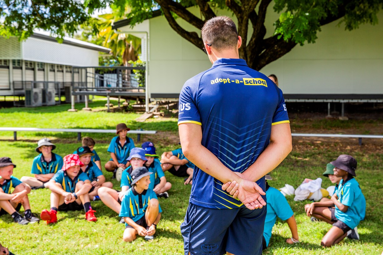 All fun and games for Drinky at Kirwan State School | Cowboys