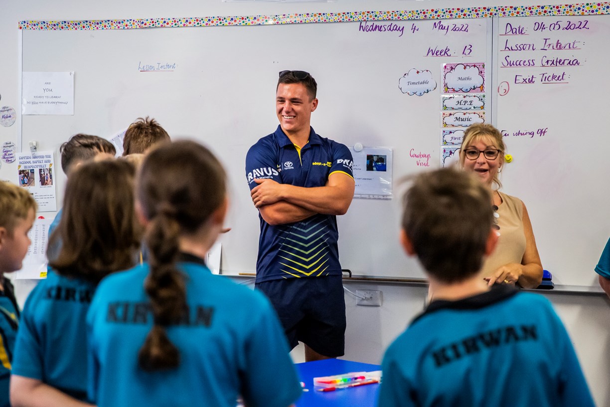All fun and games for Drinky at Kirwan State School | Cowboys