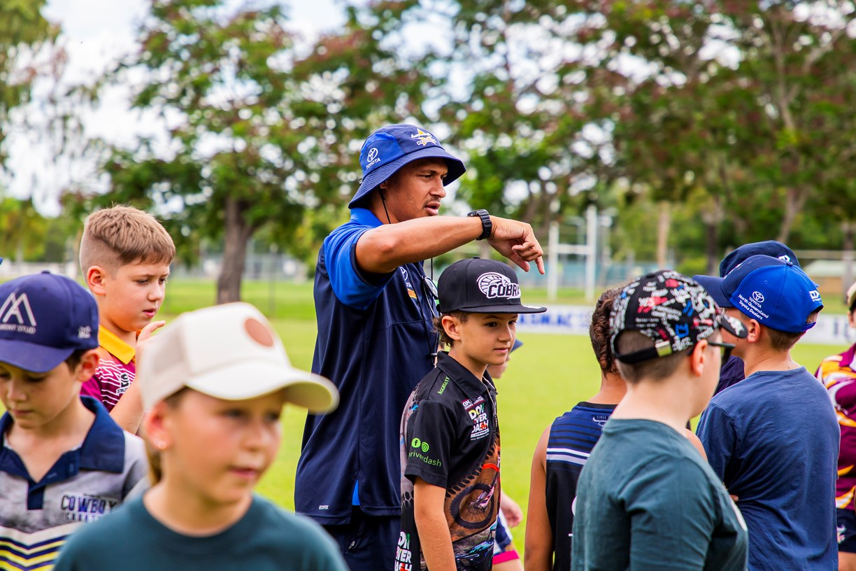 Gallery: Cowboys footy clinic in Charters Towers | Cowboys