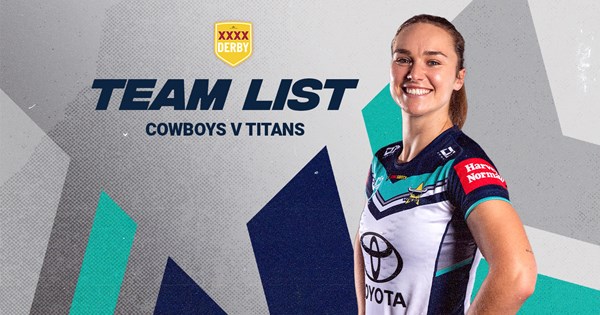 Cowboys NRLW team list: Round 1 v Titans | Cowboys