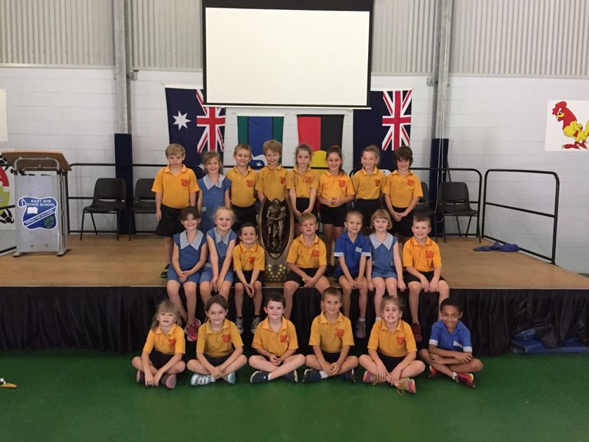 Trophy visit | Ayr schools | Cowboys