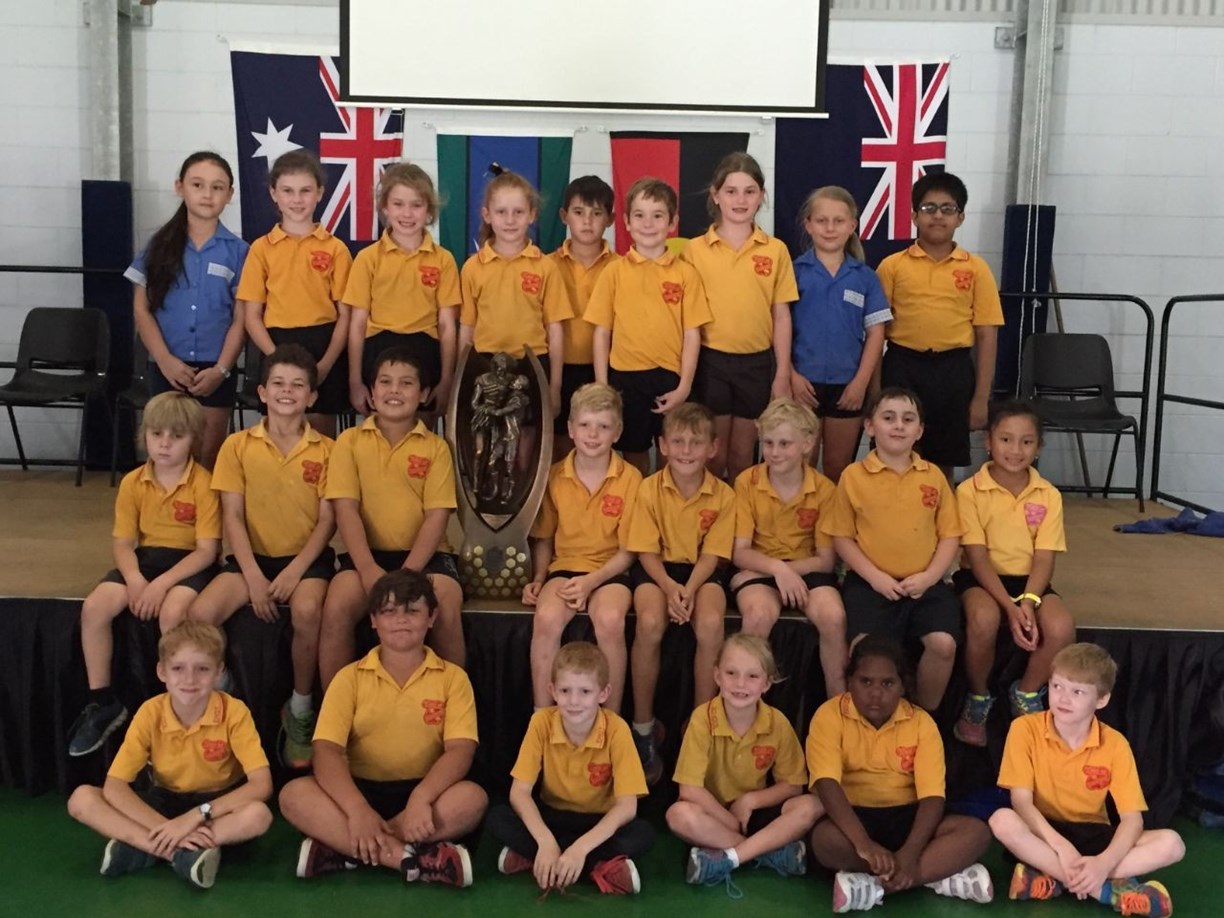 Trophy visit | Ayr schools | Cowboys