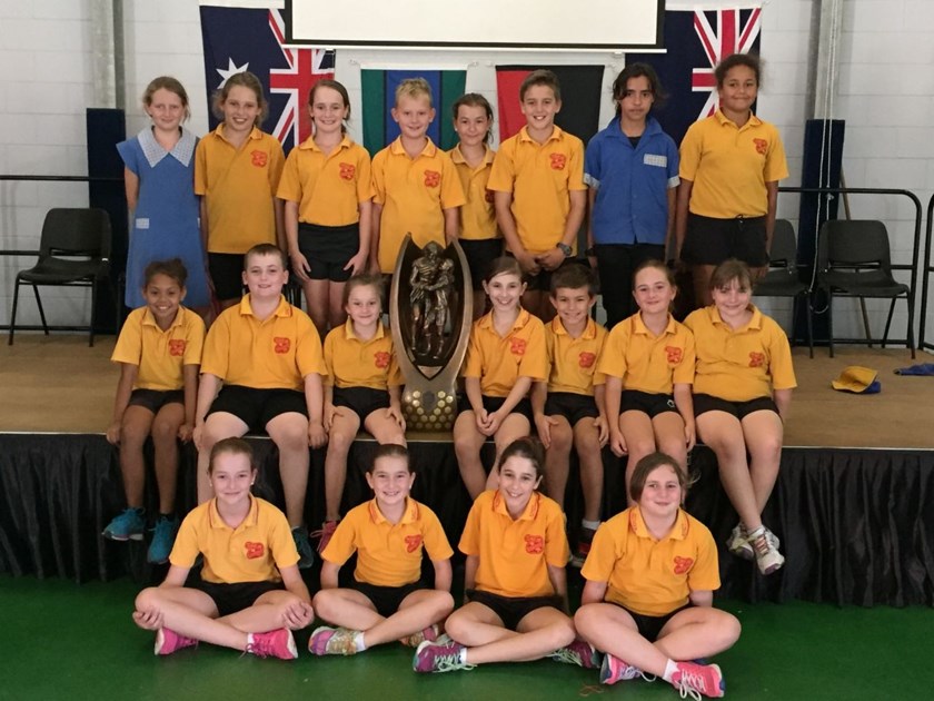 Trophy visit | Ayr schools - Cowboys