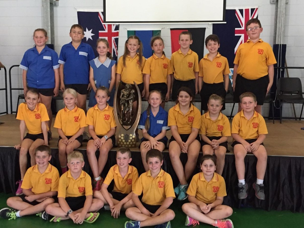 Trophy visit | Ayr schools | Cowboys