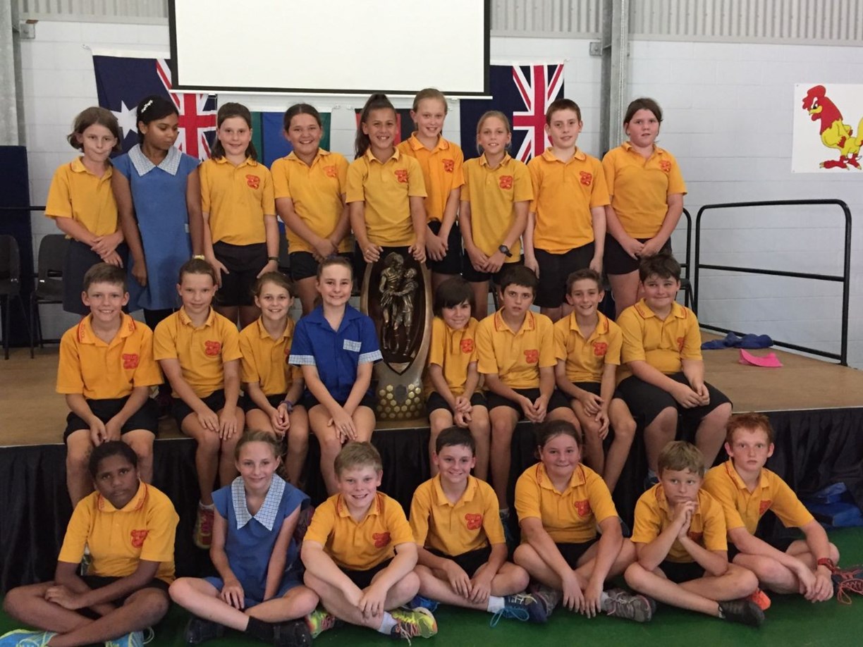 Trophy visit | Ayr schools | Cowboys