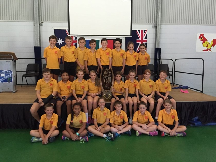 Trophy visit | Ayr schools - Cowboys