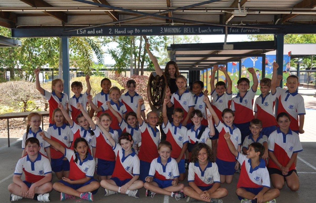 Trophy visit | Townsville schools | Cowboys