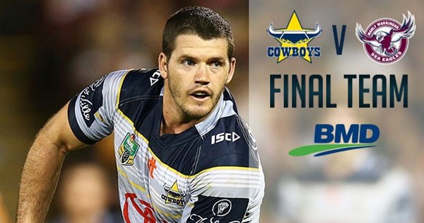 Team list: Cowboys v Manly | Cowboys