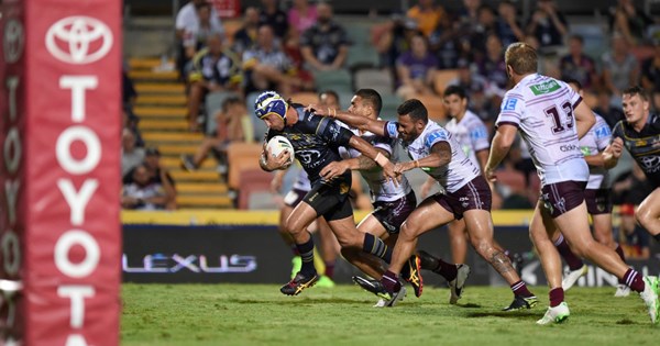 Cowboys handed first loss by Manly | Cowboys