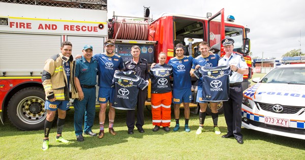 Cowboys celebrating emergency heroes | Cowboys